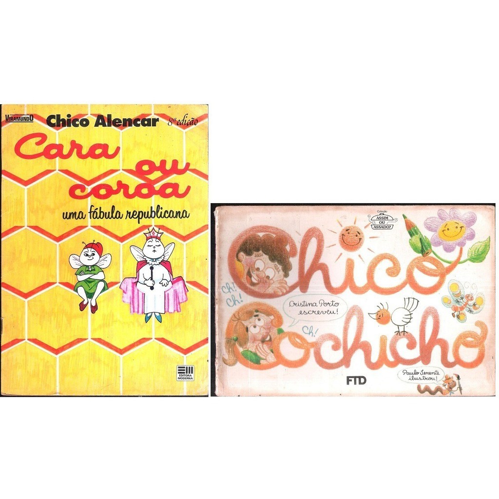 Cara Ou Coroa Chico Alencar + Chico Cochicho C. Porto 160n | Shopee Brasil