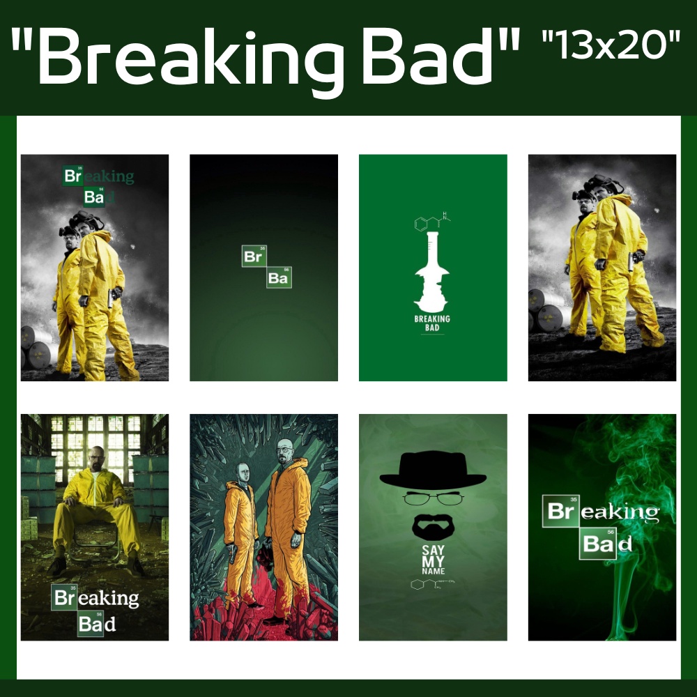 Breaking Bad - Placas Decorativas De Series 13x20 | Shopee Brasil