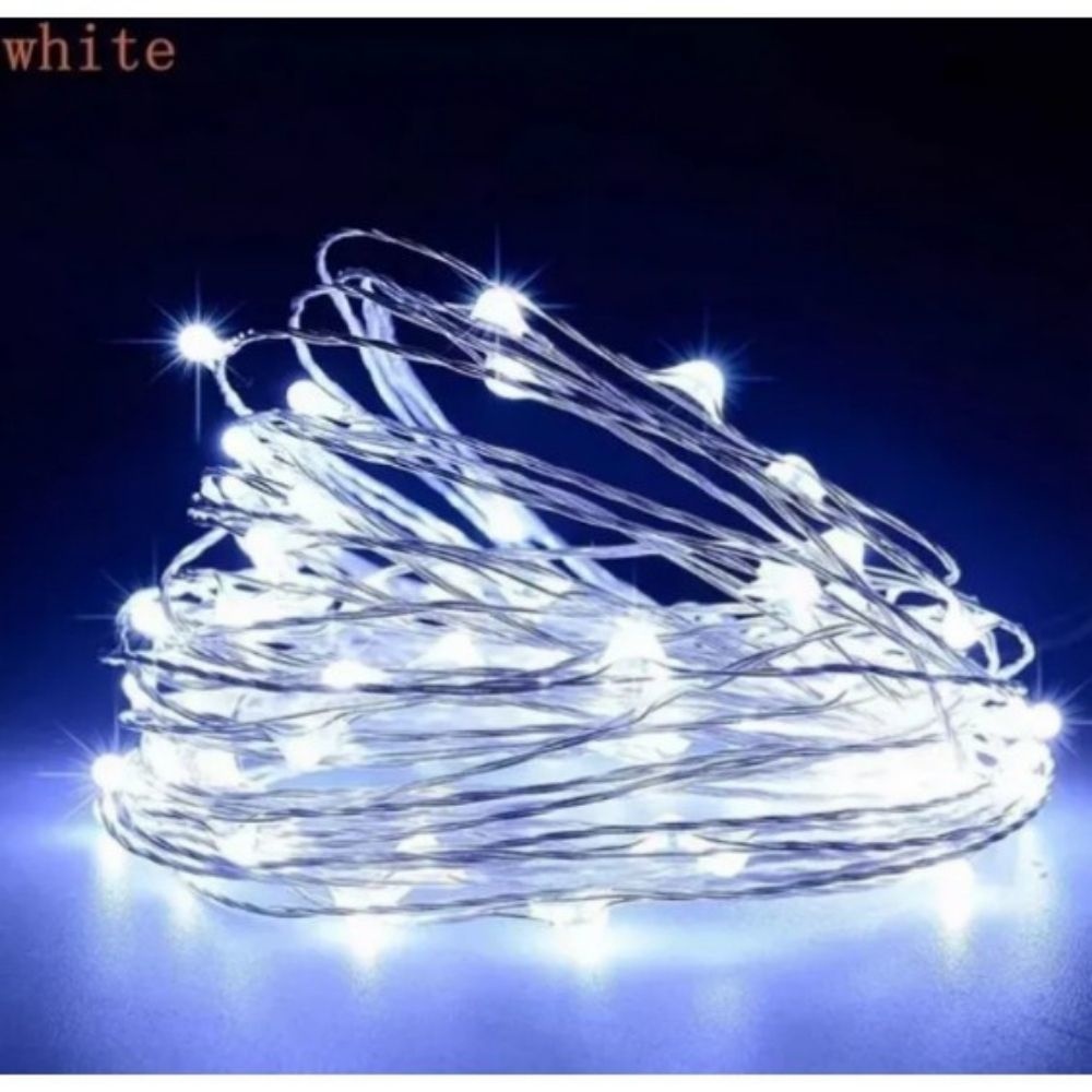 FIO de Led Fio de Fada 10 METROS Cordão de Luzes e FESTA Luzes de ...