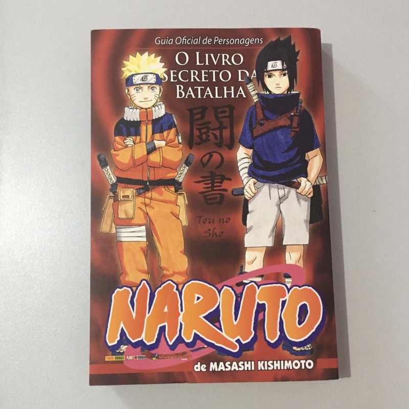 Mangá Naruto Guia Oficial de Personagens - O Livro secreto da Batalha | Shopee Brasil