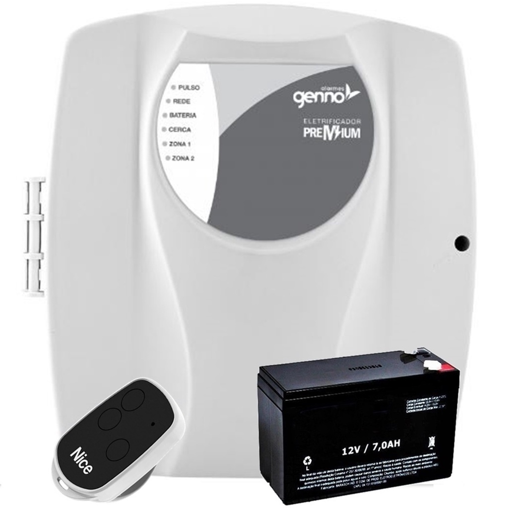 Central De Choque Cerca Elétrica Shock Premium Tx E Bateria | Shopee Brasil