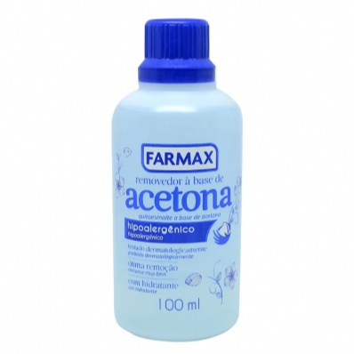 KIT 12 ACETONA FARMAX SOLUÇÃO 100ML | Shopee Brasil