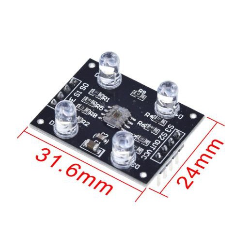 Modulo Tcs230 Tcs3200 Sensor De Cor Cores Rgb para Arduino | Shopee Brasil
