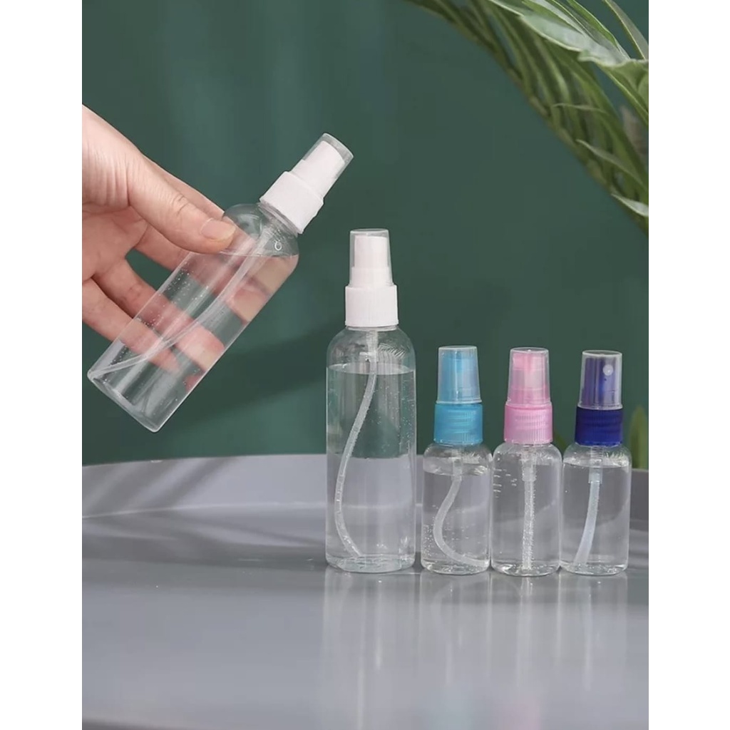 Kit Com 02 Frascos de Spray 50ml/75ml/100ml Frasco spray Porta álcool ...