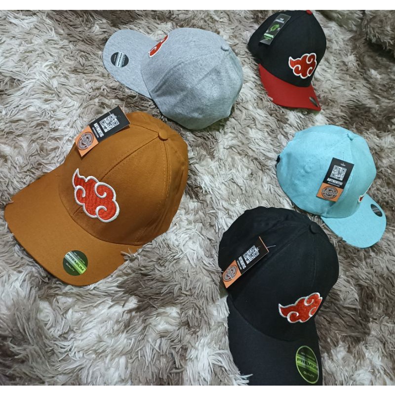 Boné Anime Naruto/Akatsuki/Sharingan/adulto. | Shopee Brasil
