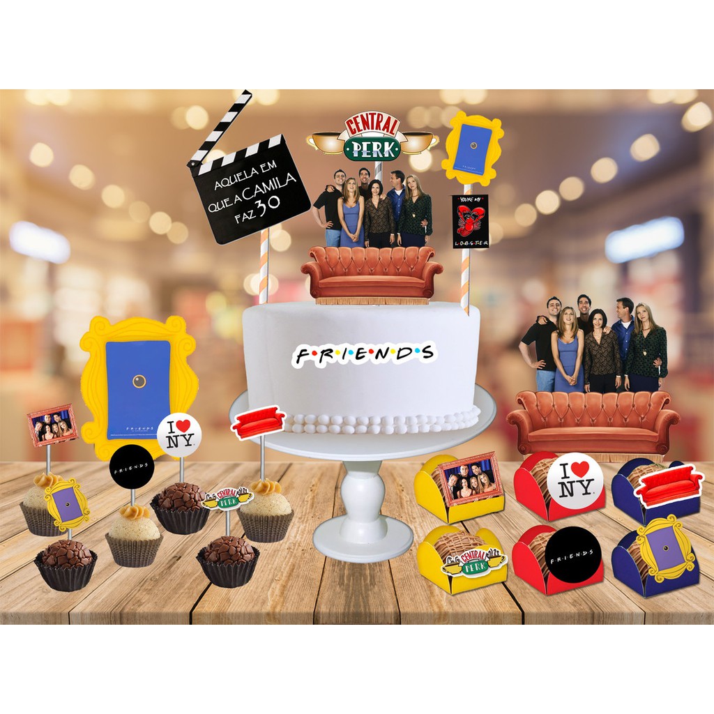 kit festa friends - 1 Unidade | Shopee Brasil