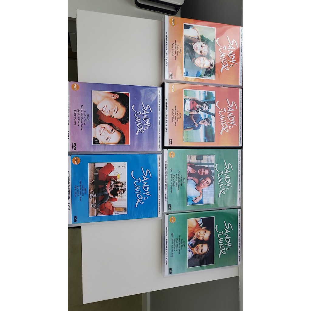 Coleção dvds seriado sandy e junior completo | Shopee Brasil