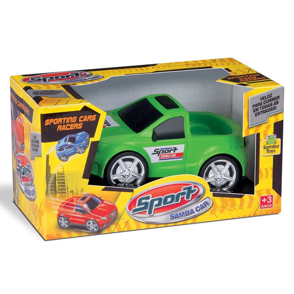 Carrinho de Corrida Sport Racers Sem Pilha - Samba Toys (LACRADO ...