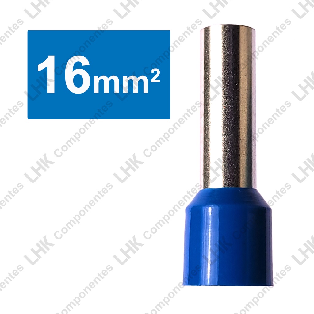 Terminal ilhós tubular isolado para cabos de 16mm | Shopee Brasil