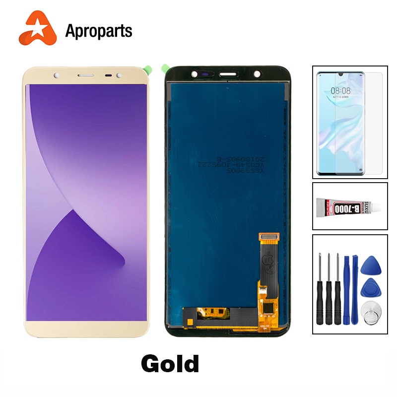 Tela LCD Para Samsung Galaxy J8 2018 J810 J800 Sensível Ao Toque ...