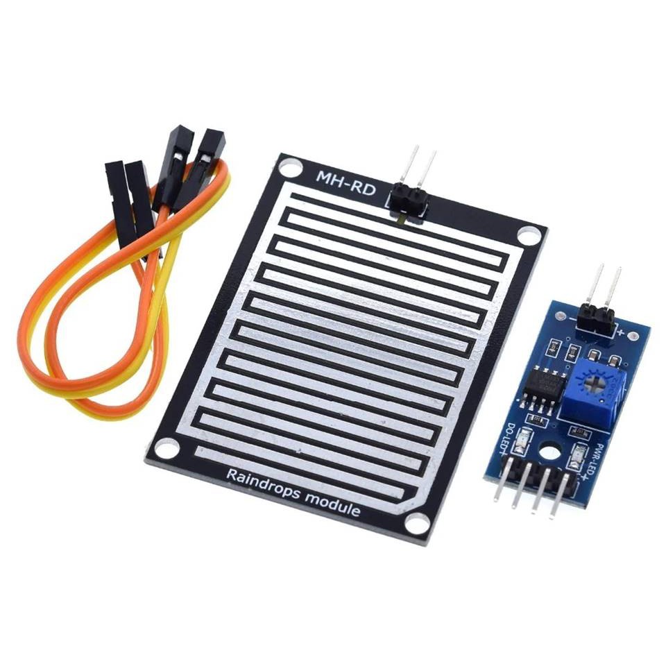 Sensor De Chuva P Arduino Pic Módulo Detector De Chuva Água Umidade Com Cabos Shopee Brasil