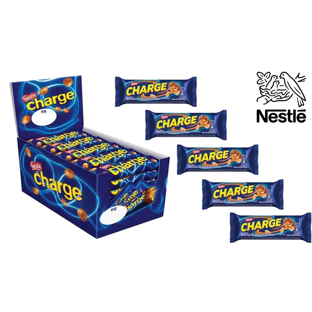 CAIXA CHOCOLATE CHARGE NESTLÉ COM 30 Un de 40g | Shopee Brasil