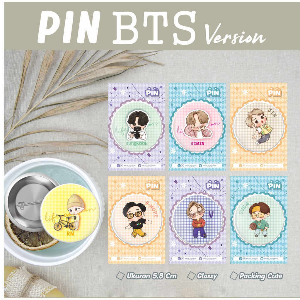 Pino Estetica Bts Fofa | Shopee Brasil