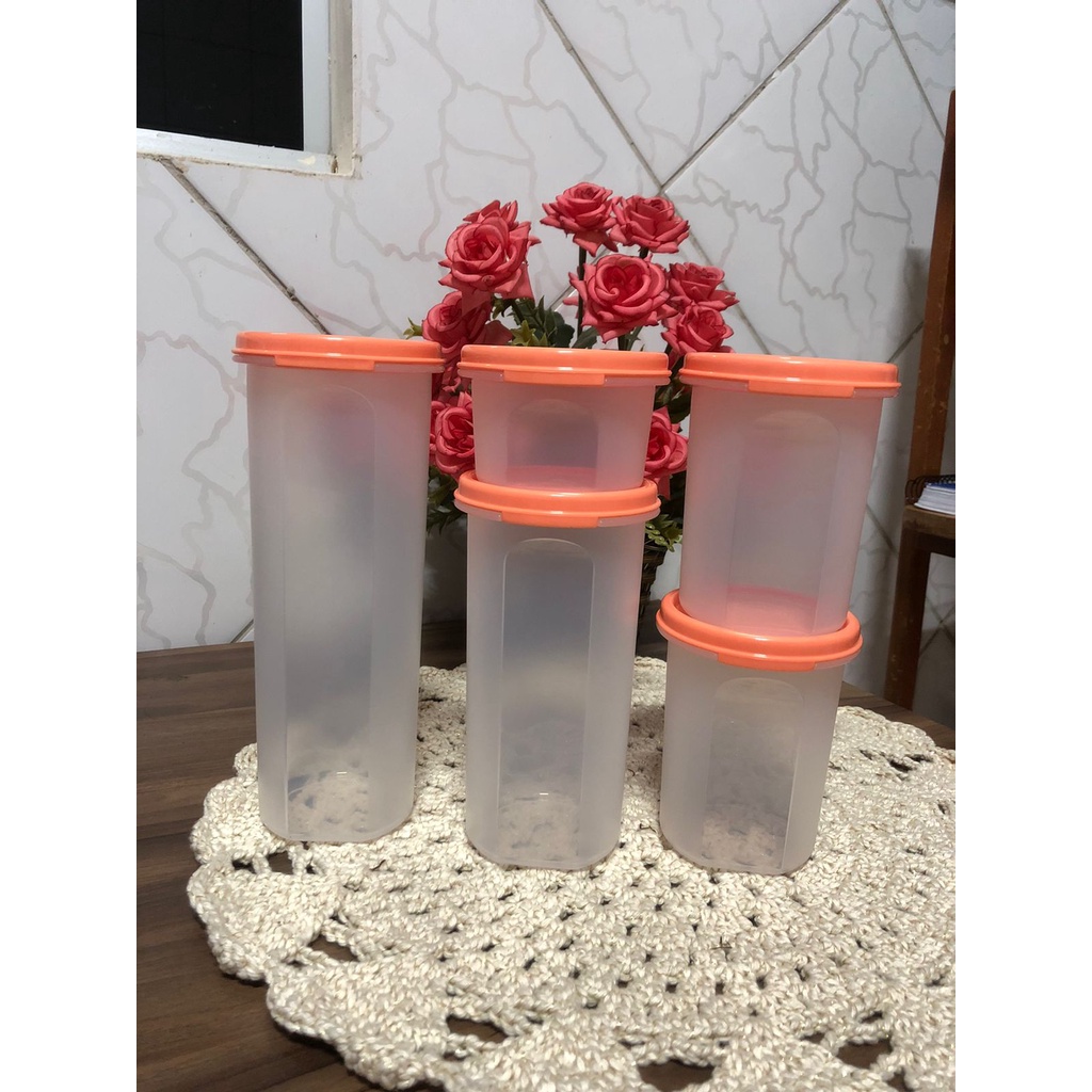 Conjunto de modulares redondos Tupperware | Shopee Brasil
