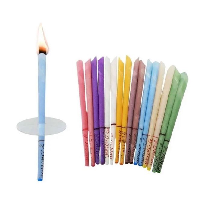 Kit 8 Velas Cone Chines-Canudos Hopi-Limpa Cera Ouvido Saúde | Shopee ...