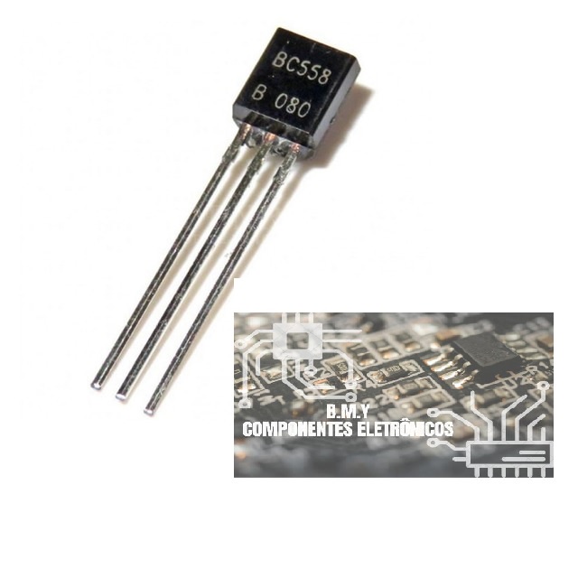 Bc558 Transistor Pnp 10 Unidades P/ PCB Projetos Prototipo Circuito ...