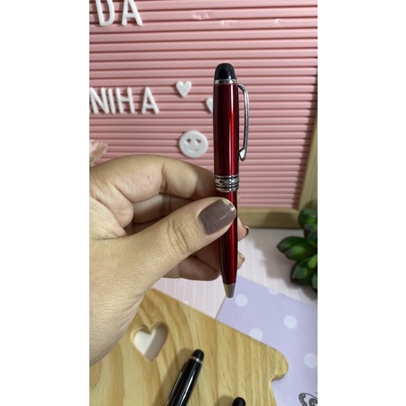 Mini Caneta Esferográfica De Metal De Luxo | Shopee Brasil