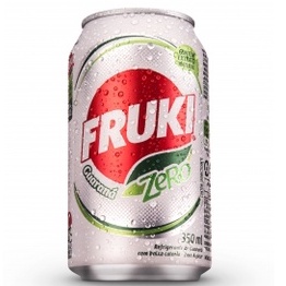 Refrigerante Lata 350ml Fruki Sabores Cola Cola Zero Guarana Guarana ...