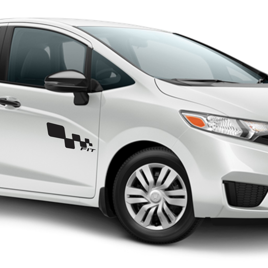 Par De Adesivos Laterais Honda Fit | Shopee Brasil
