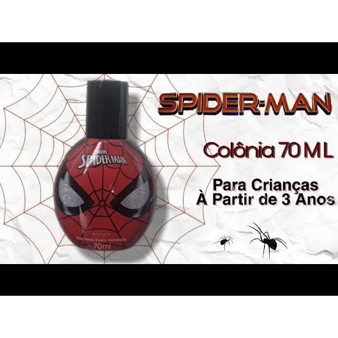 Colônia Spider Man - 70ml para Meninos Avon | Shopee Brasil