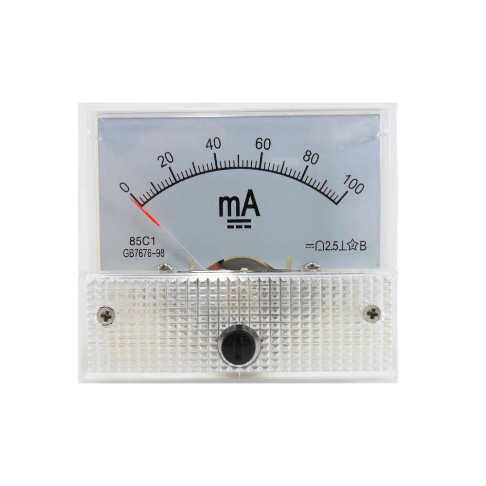 Miliamperímetro Analógico 0 - 100 Miliamperes Dc | Shopee Brasil
