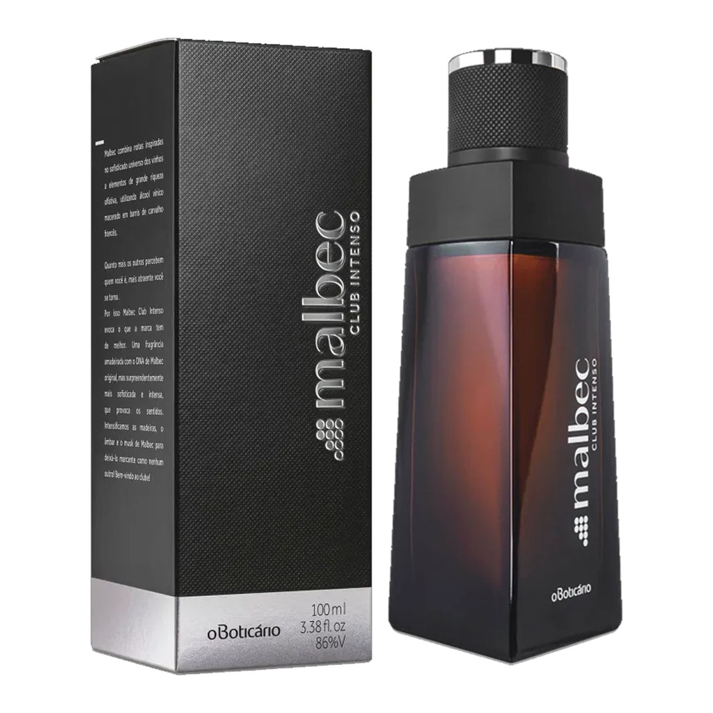 NOVO PERFUME MALBEC CLUBE INTENSO EDIÇÃO ESPECIAL ORIGINAL COM PREÇO ...