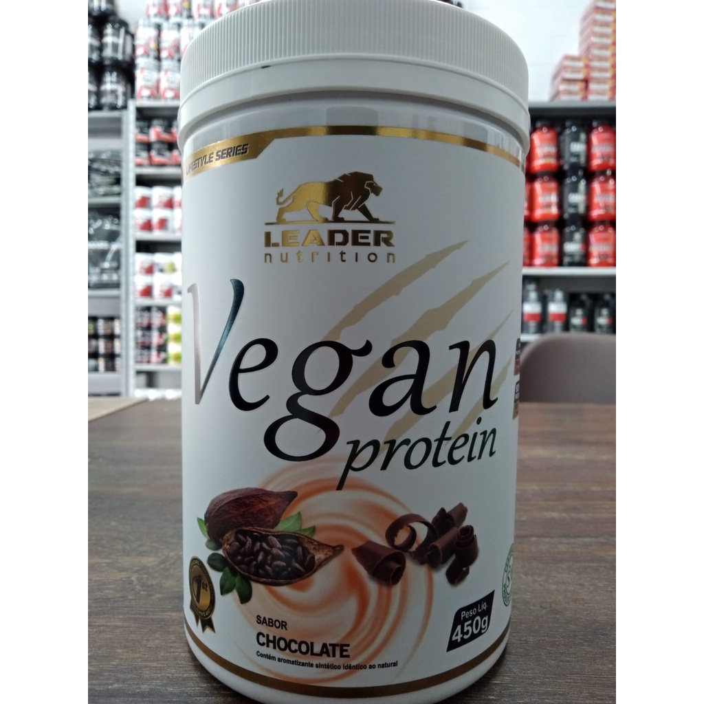 Vegan Protein 450g (Leader) | Shopee Brasil