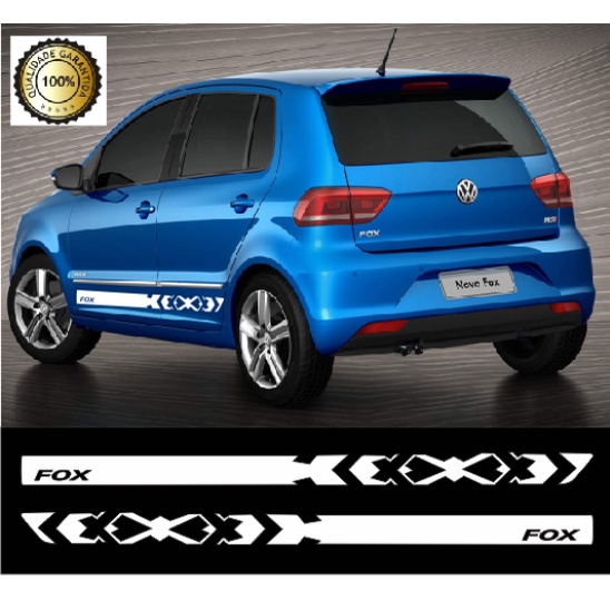 Faixa 2 Adesivos Vw Fox Sport Spacefox Acessório Tuning | Shopee Brasil