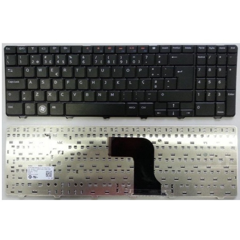 Teclado Notebook Dell Inspiron 15r N5010 M5010 | Abnt Br Ç | Shopee Brasil