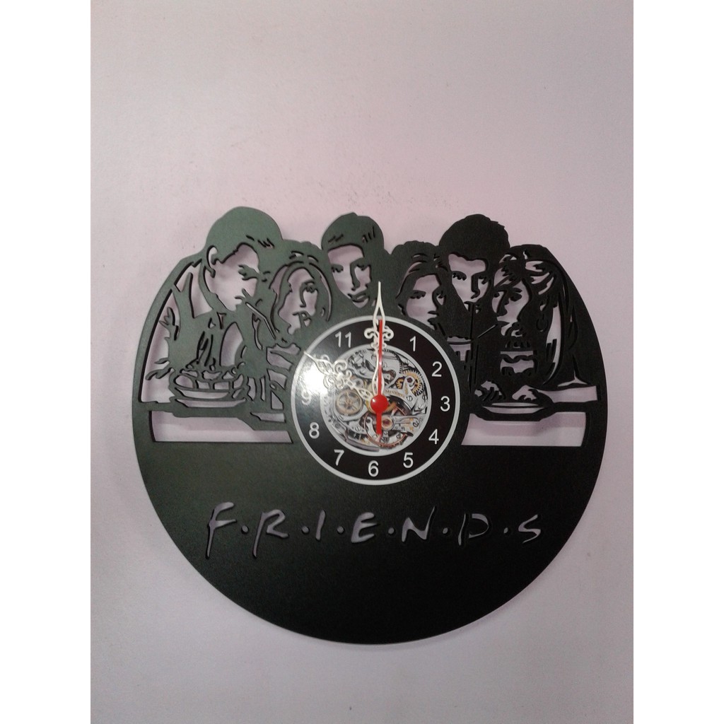 Série de Tv Friends Anos 90 2000 Relógio de Parede Personalizado ...