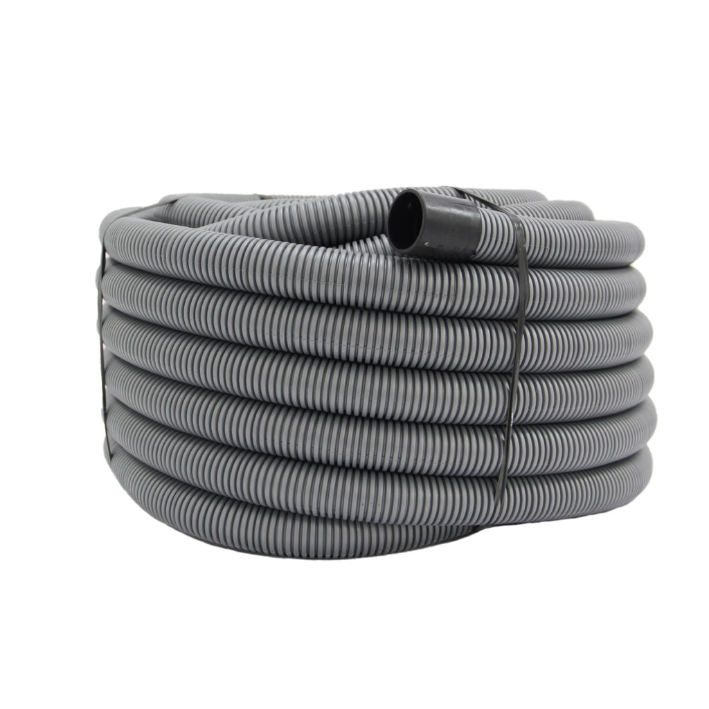 Conduite Eletroduto Corrugado Cinza REFORÇADO DN32 - 1" X 25m Com Luva ...
