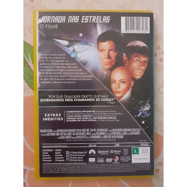 Dvd Jornada Nas Estrelas O Filme - Longa Metragem. | Shopee Brasil