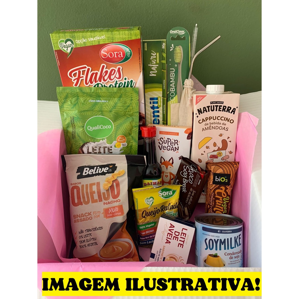 Box Vegana - Caixa de Produtos Veganos | Shopee Brasil