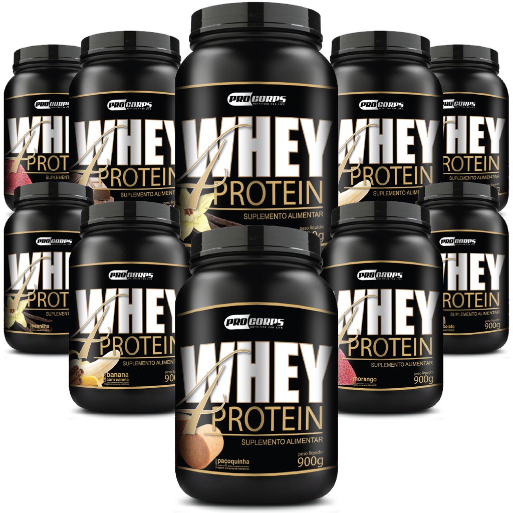 10 Whey Protein 900g | Shopee Brasil
