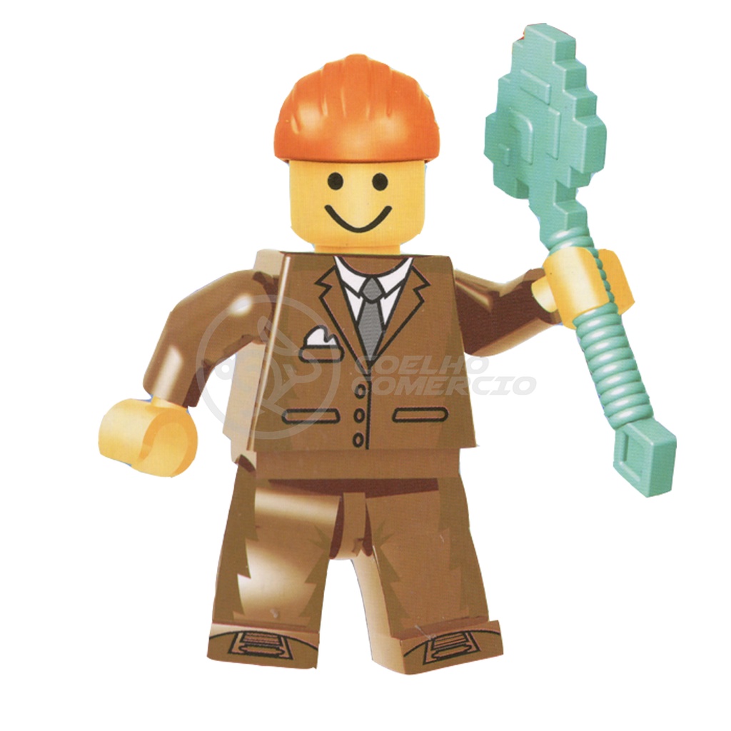 Brinquedo Boneco Bloco De Montar Roblox Compatível com LEGO ...