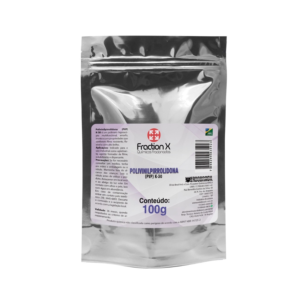 Polivinilpirrolidona (PVP) K-30 - 100g | Shopee Brasil