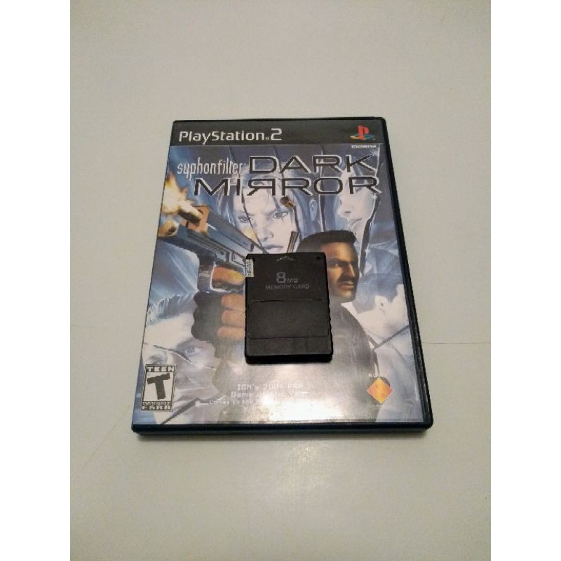Kit Jogo Dark Mirror Original + Memory Card Paralelo Playstation 2 ...