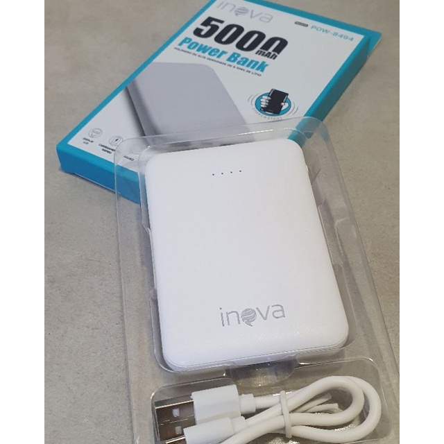 Carregador Portátil Power Bank Inova 5000 mah Fonte de Alimentação ...