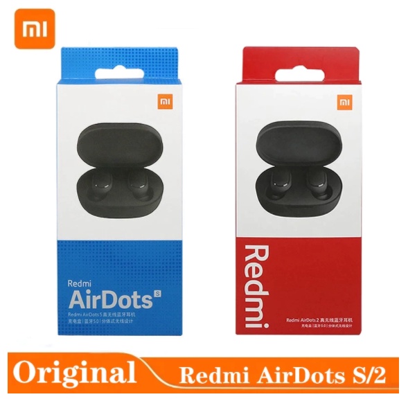 Fone de ouvido Sem Fio Xiaomi Redmi Airdots S / 2 / 3 Bluetooth 5.0 TWS | Shopee Brasil