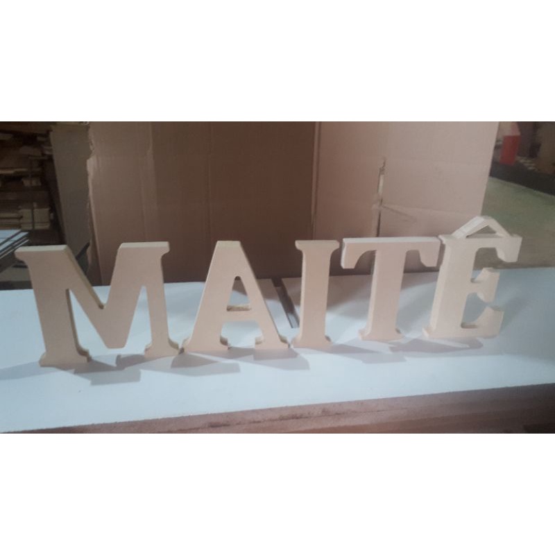 kit de 11 letras de mdf 12 cm 15mm | Shopee Brasil