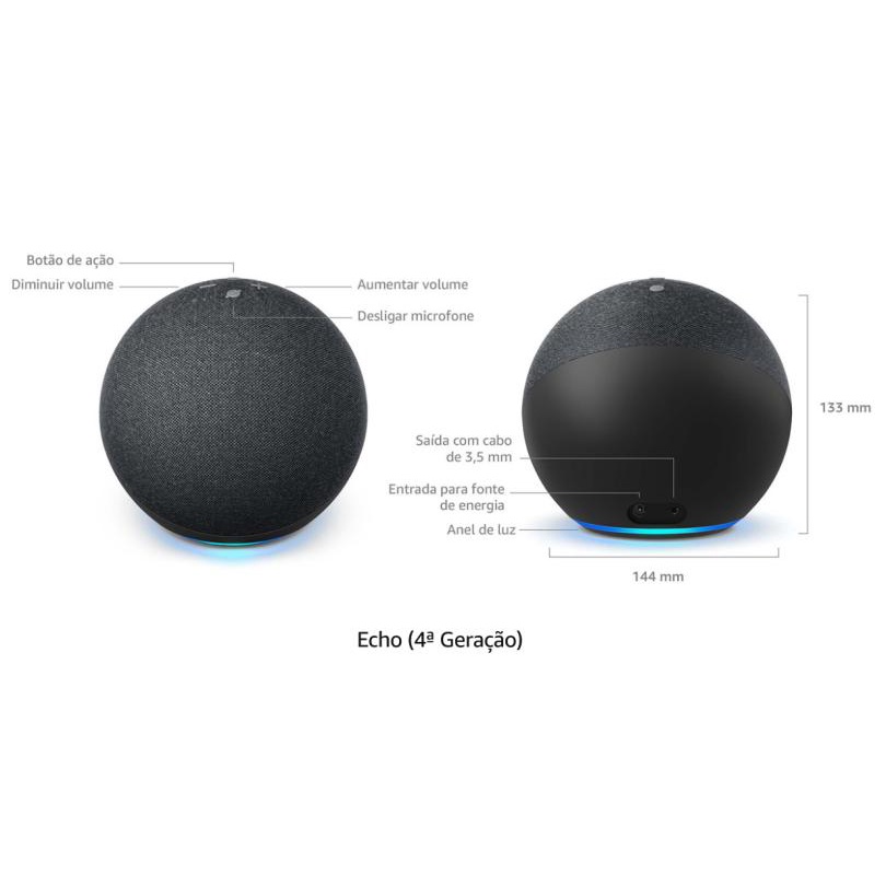 AMAZON ALEXA ECHO DOT 5ª GERAÇÃO | Shopee Brasil