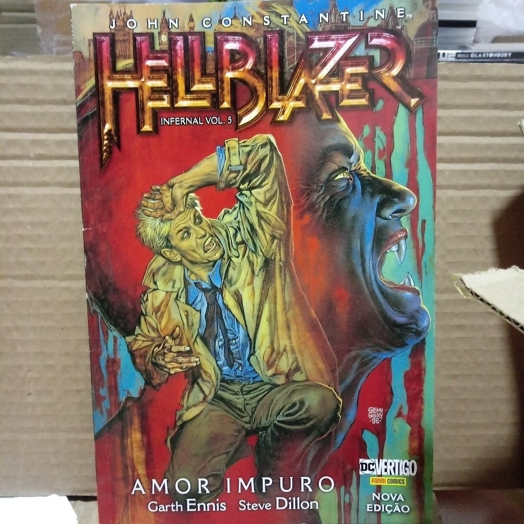 HQ Hellblazer - Amor Impuro (John Constantine) | Shopee Brasil