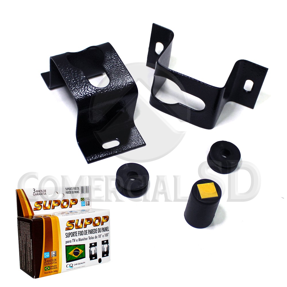 Suporte fixo para Tv de 10” a 100” polegadas para parede ou painel TV ...