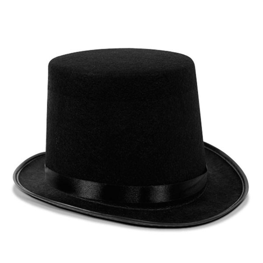07 Cartola Chapeu Alto Feltro Magico Retro Mafioso Festa Fantasia ...