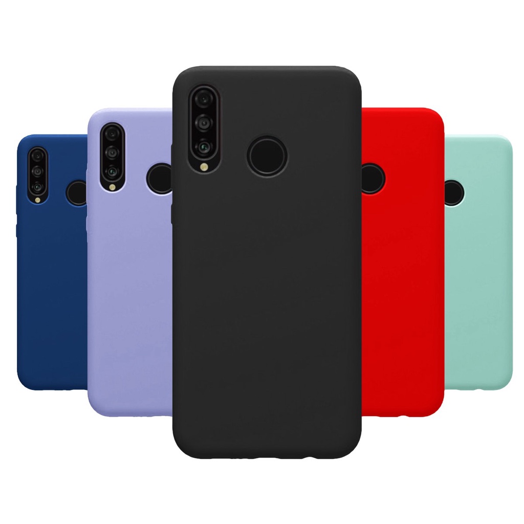 Capa Capinha Case De Silicone Aveludada Para Huawei P30 Lite | Shopee Brasil