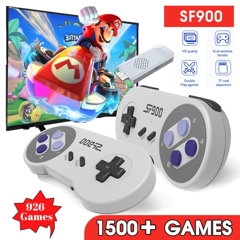 Jogos SF900 16bit MD Sem Fio/Retro/Vídeo Console De Para Sega Genesis ...