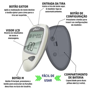Aparelho Medidor De Glicemia Match ii 2 OKMETER | Shopee Brasil