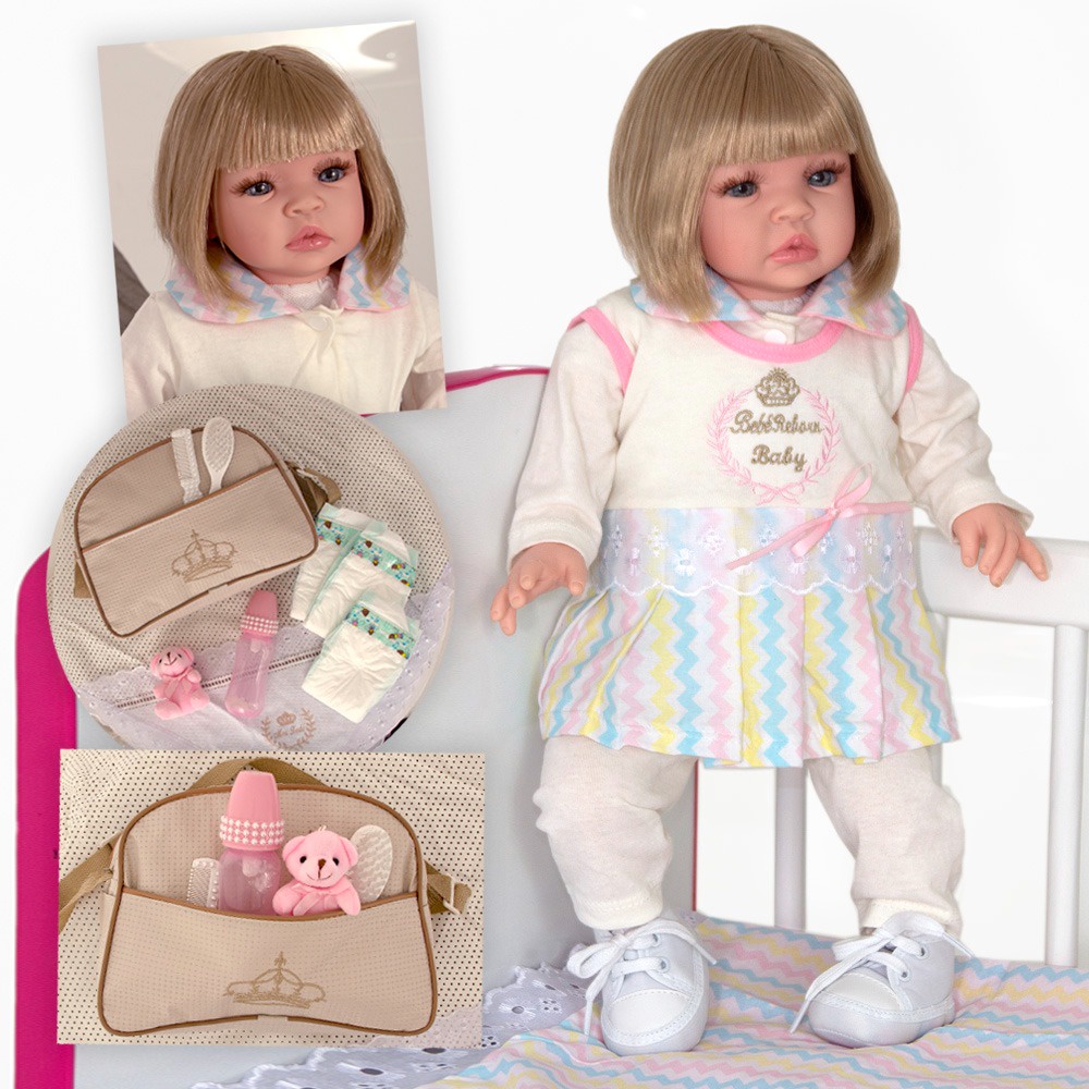 Boneca Reborn Corpo de Silicone Baby Alive Realista Adora | Shopee Brasil
