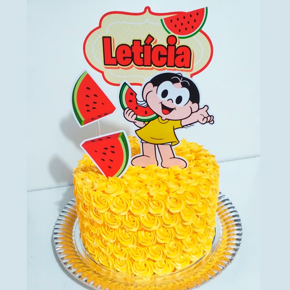 Topper Topo de Bolo Festa Personalizada Magali | Shopee Brasil