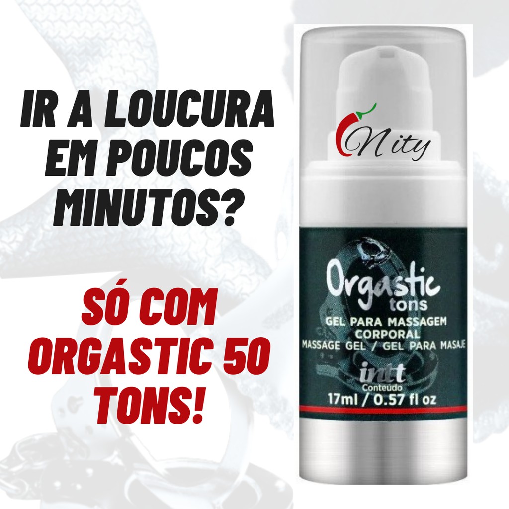Orgastic Eletrizante Cinquenta Tons de Cinza Excitante Feminino 17ml ...